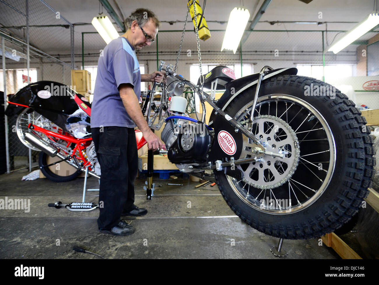 D-ANA company renewed a production of speedway motorbikes Jawa in ...