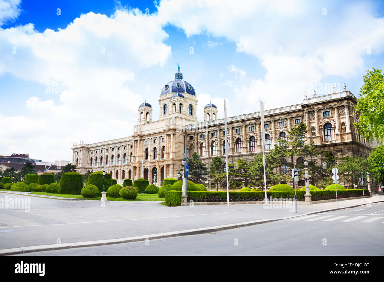 Vienna, Austria, square in fron of Natural history museum Stock Photo ...