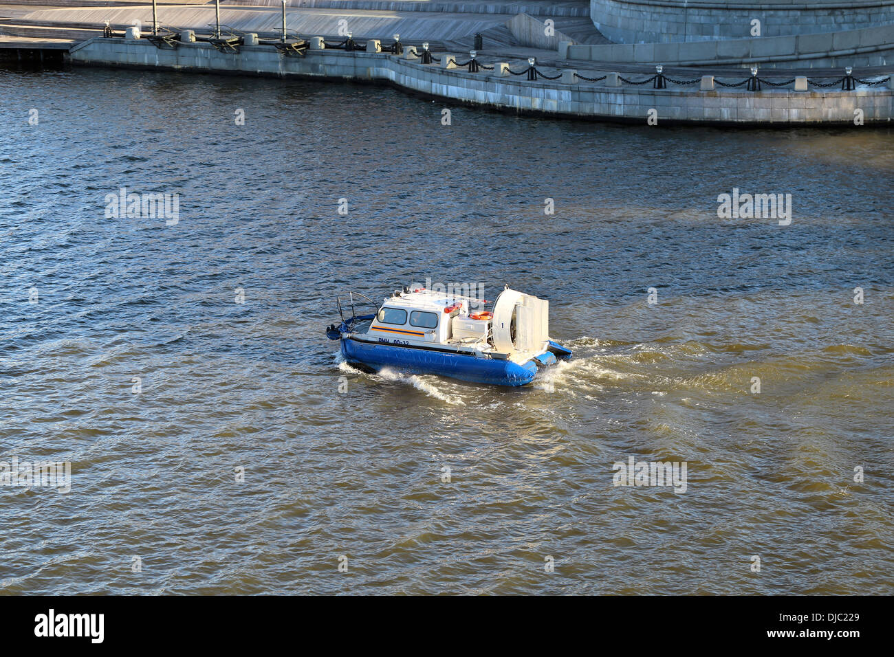 Hovercraft in the Moscow River Stock Photo - Alamy