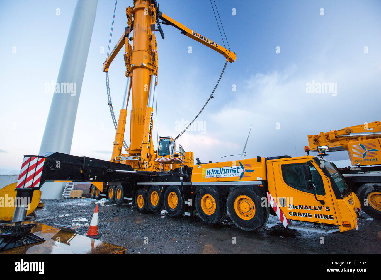 Loch Luichart a 69 MW wind farm being constructed on remote wilderness ...