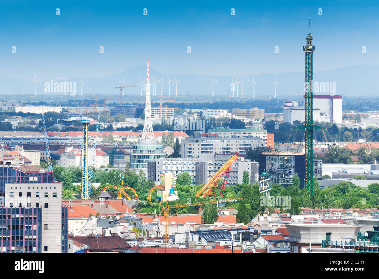 Rooftop view vienna hi-res stock photography and images - Alamy