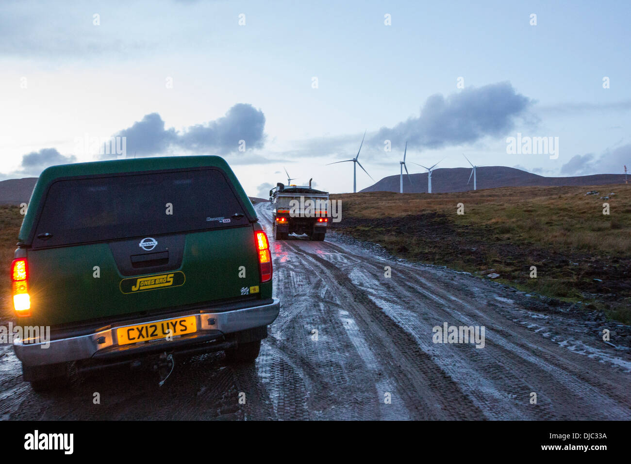 Truck trail construction hi-res stock photography and images - Alamy
