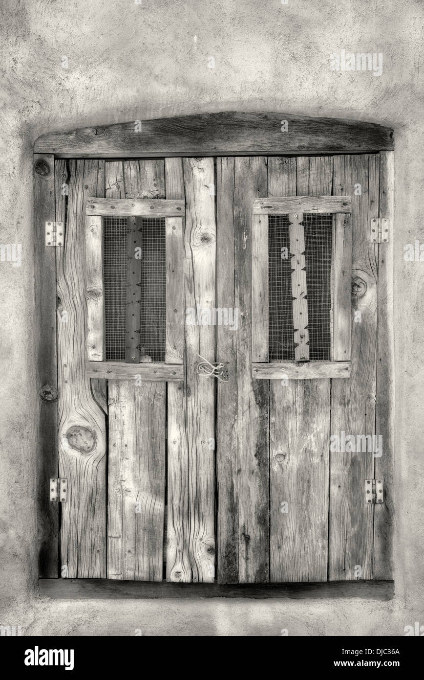 Historic old window in Taos, New Mexico Stock Photo - Alamy