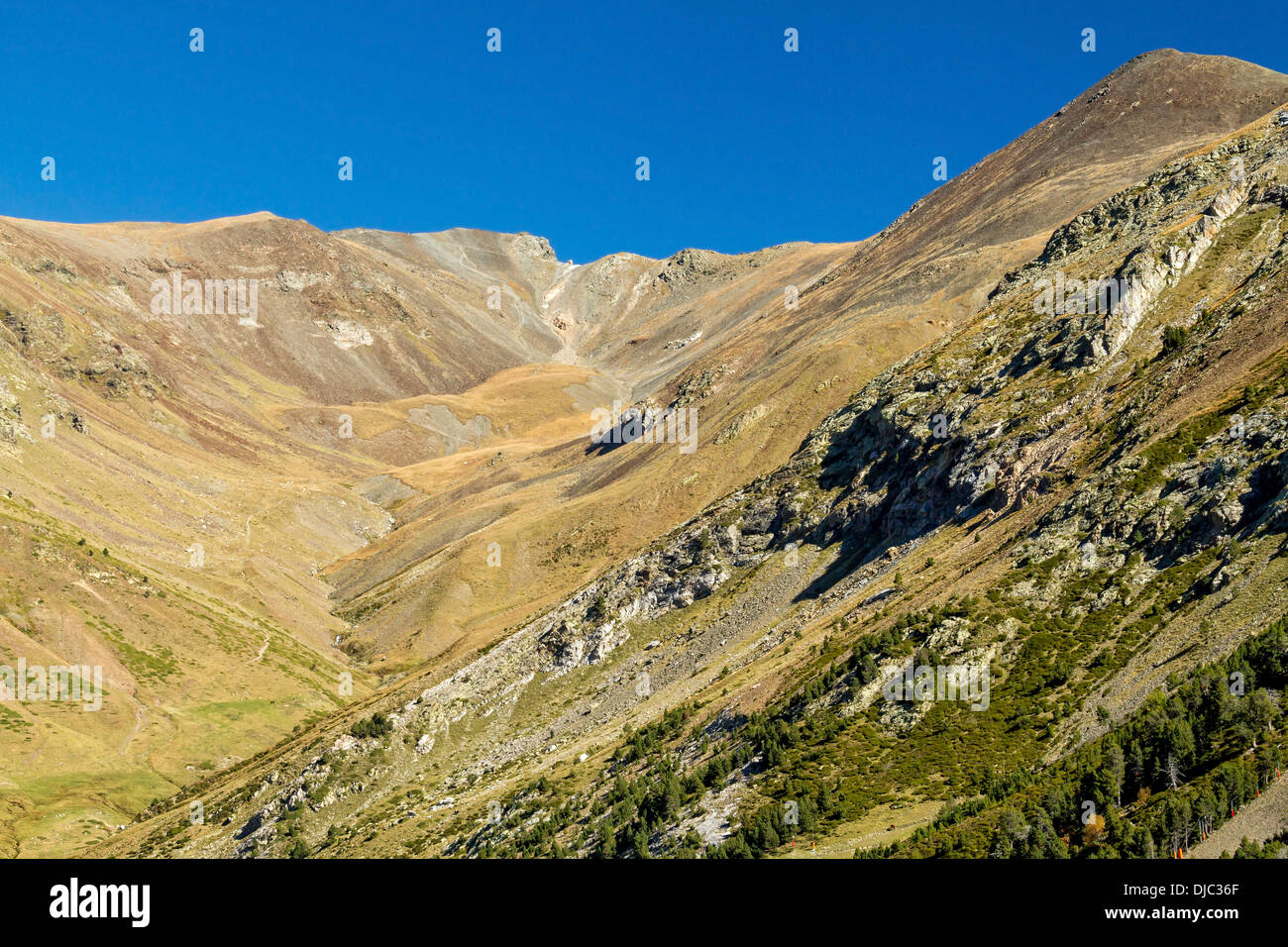 Beautiful mountain peaks in Spain (Pyreness Stock Photo - Alamy