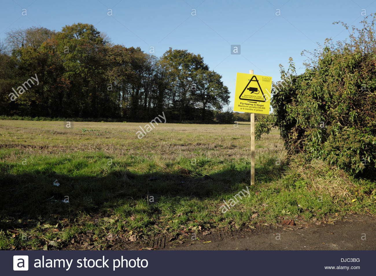 Flytipping Sign High Resolution Stock Photography and Images - Alamy