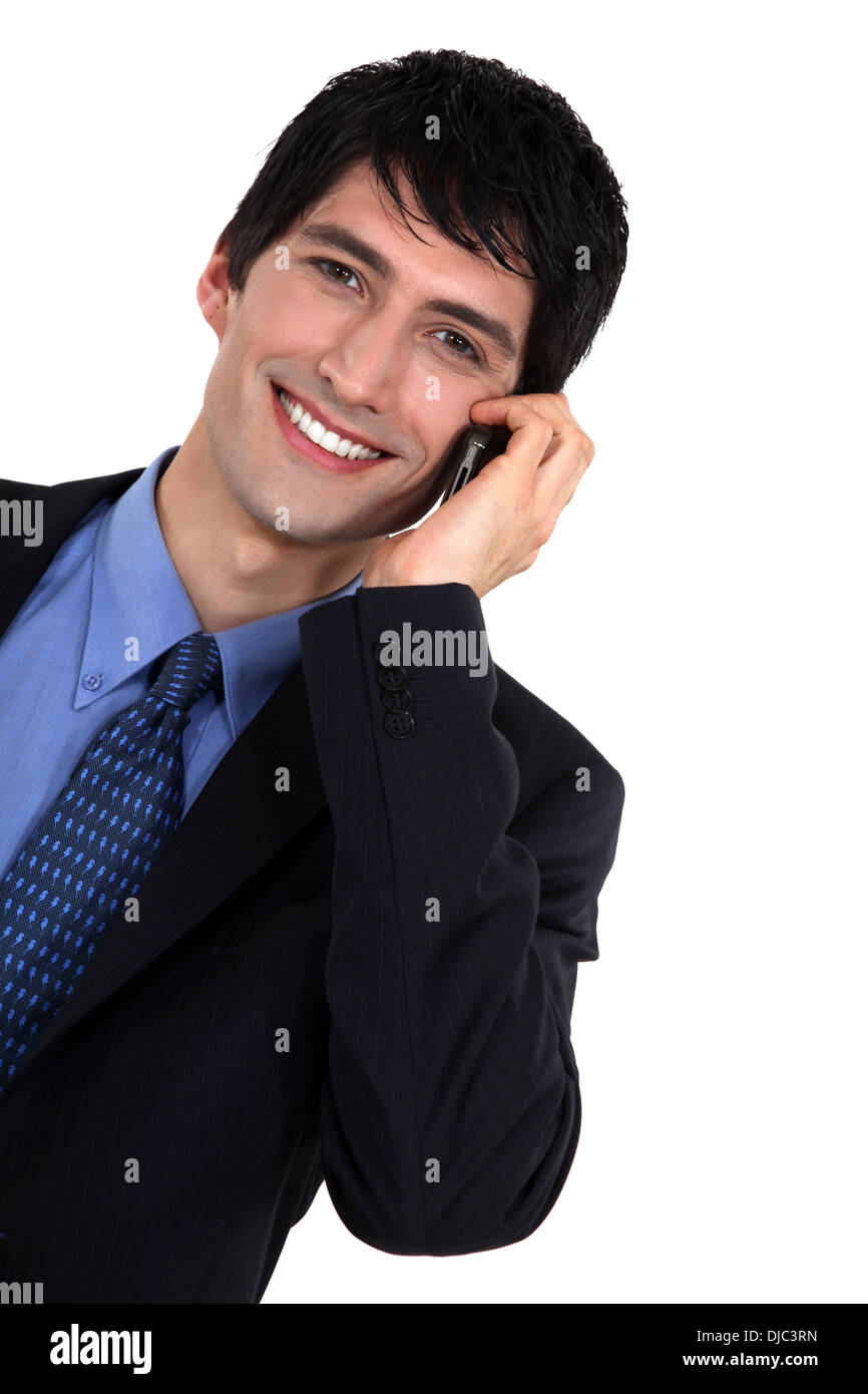 Happy office worker Stock Photo - Alamy