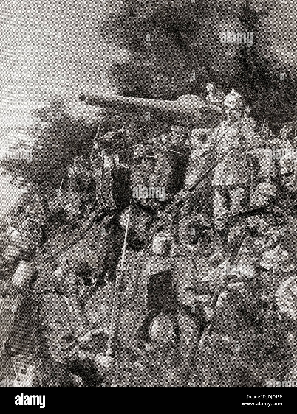 Germans capture french guns hi-res stock photography and images - Alamy