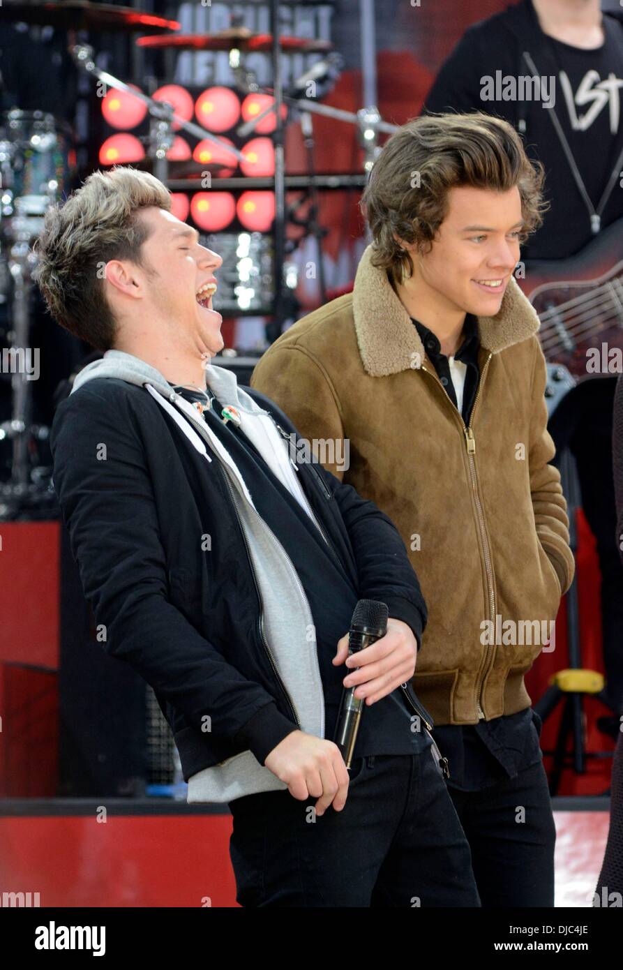 New York, NY, USA. 26th Nov, 2013. Niall Horan, Harry Styles at talk ...