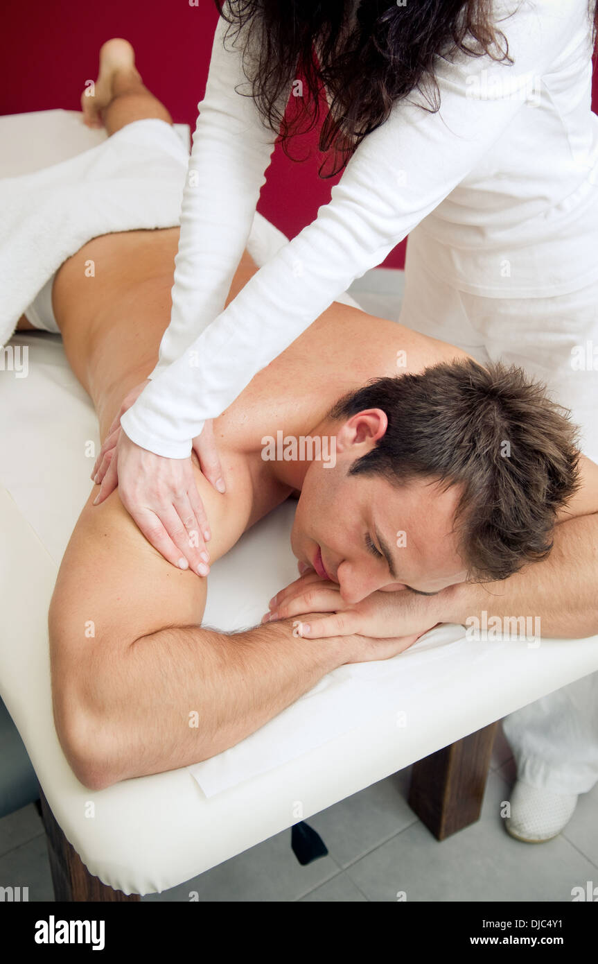 Muscular massage hi-res stock photography and images - Alamy