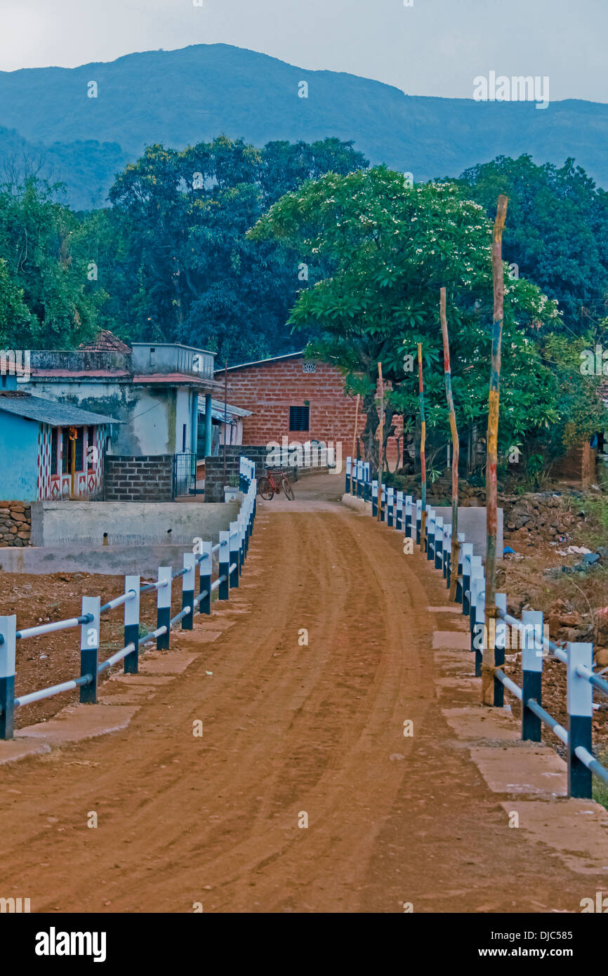 Village_road hi-res stock photography and images - Alamy
