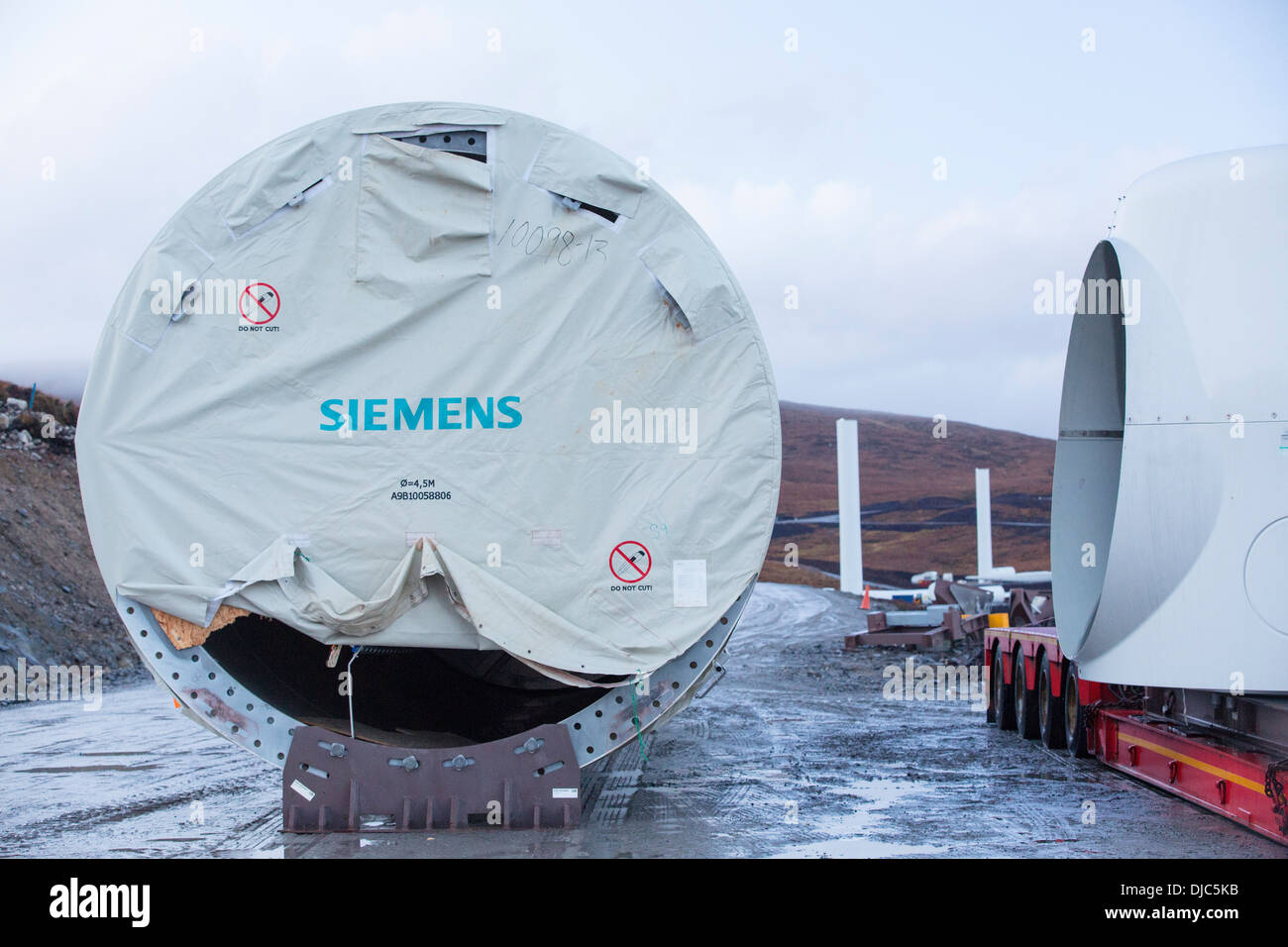 Loch Luichart a 69 MW wind farm being constructed on remote wilderness ...