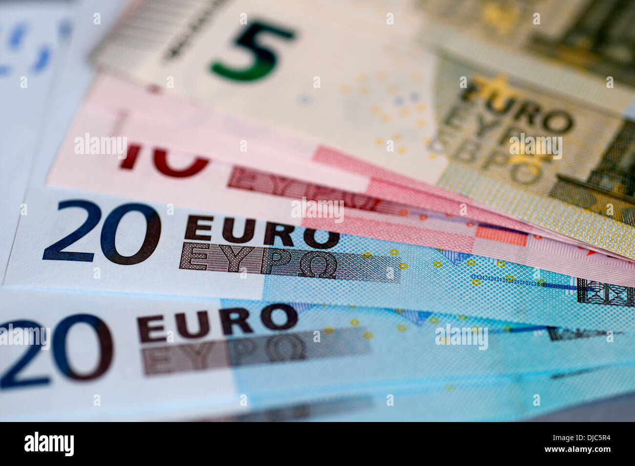 European notes hi-res stock photography and images - Alamy