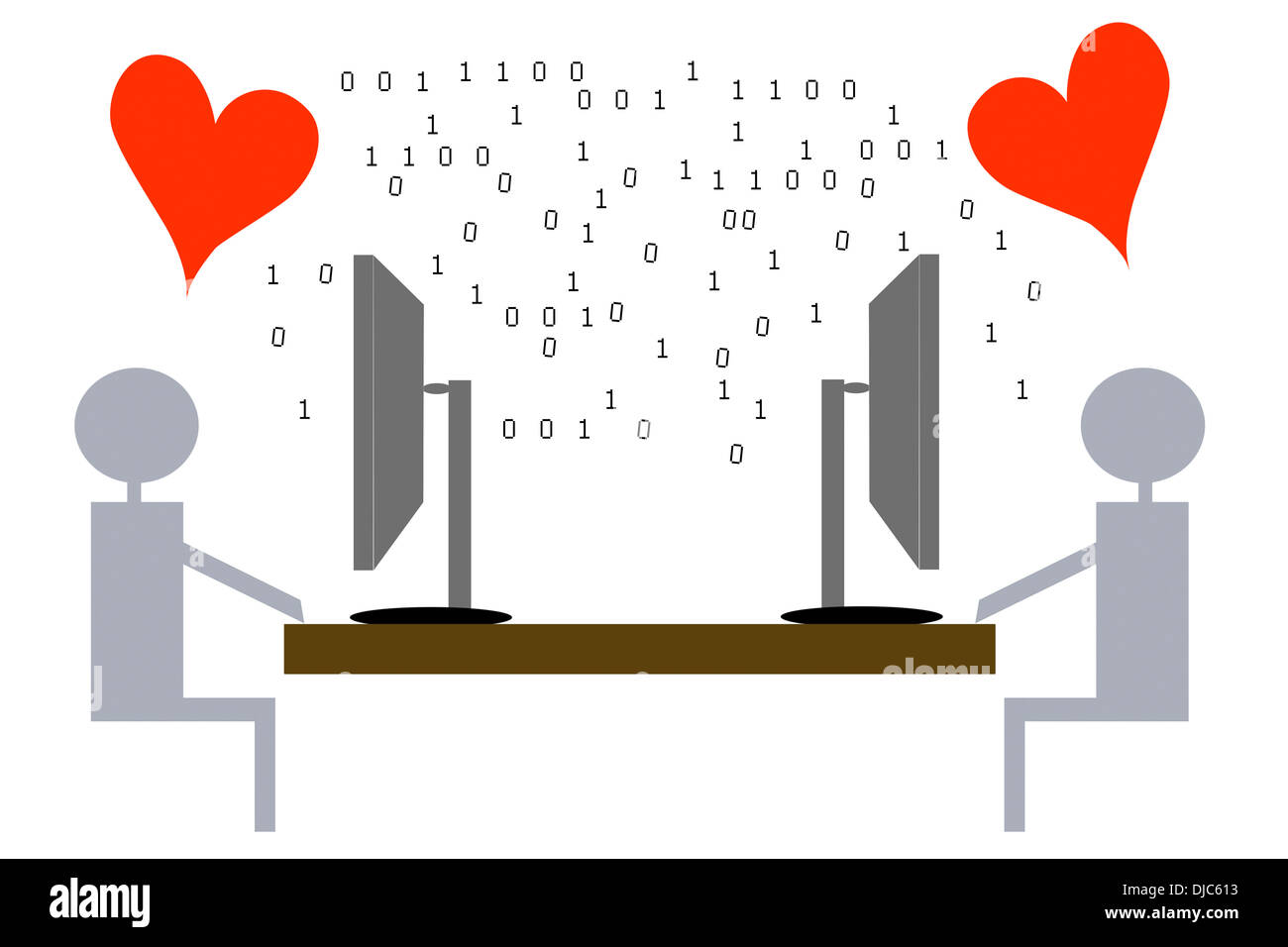 Black white virtual reality Cut Out Stock Images & Pictures - Alamy