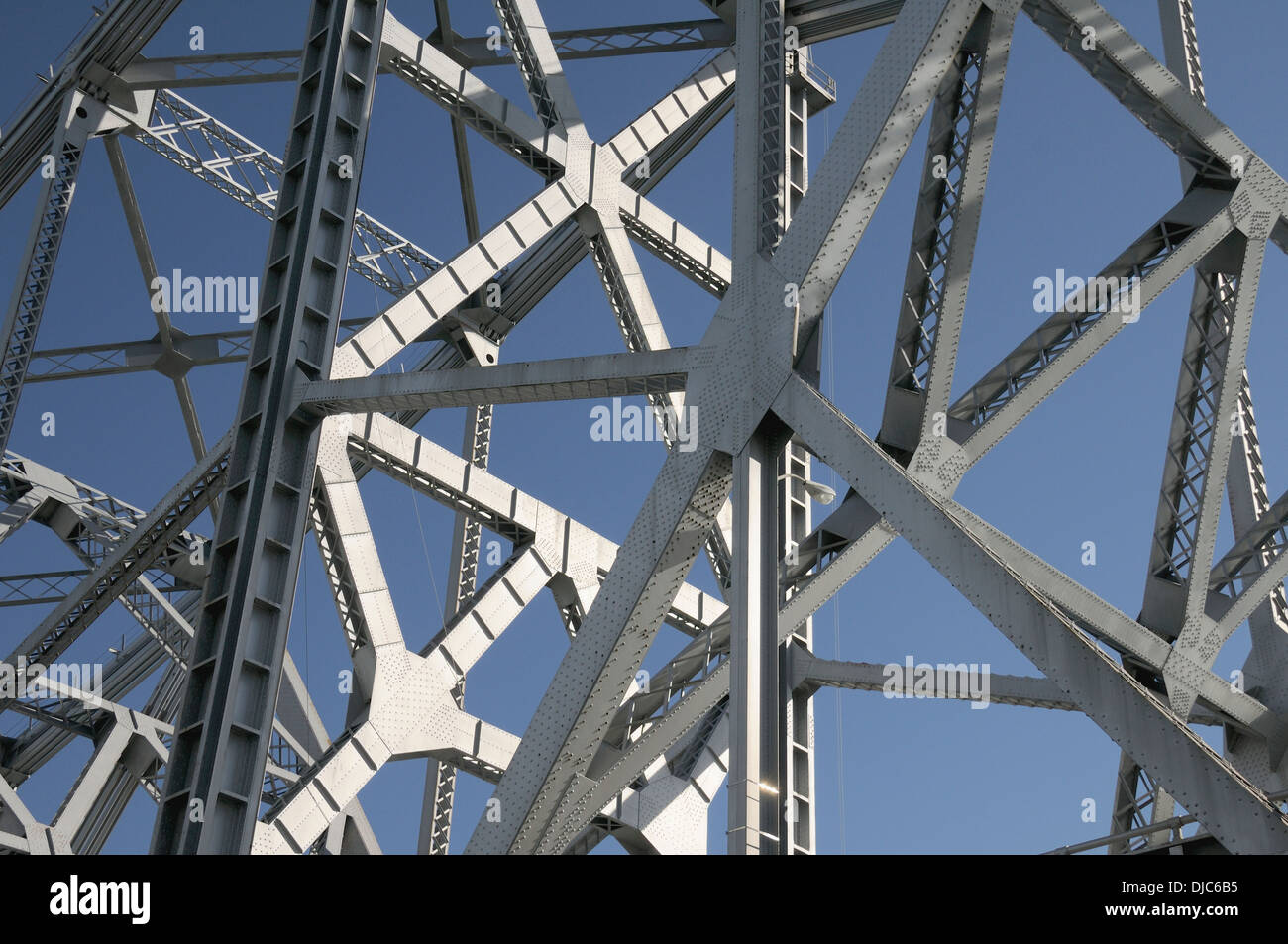Old Bridge Truss Detail Viewed from New San Francisco - Oakland Bay ...