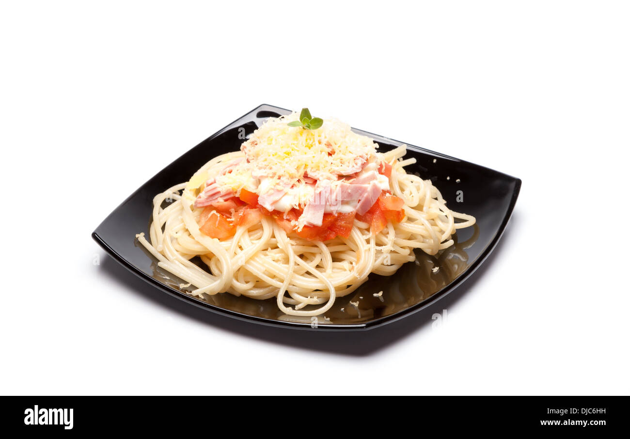 Classic spaghetti pasta macaroni Cut Out Stock Images & Pictures - Alamy