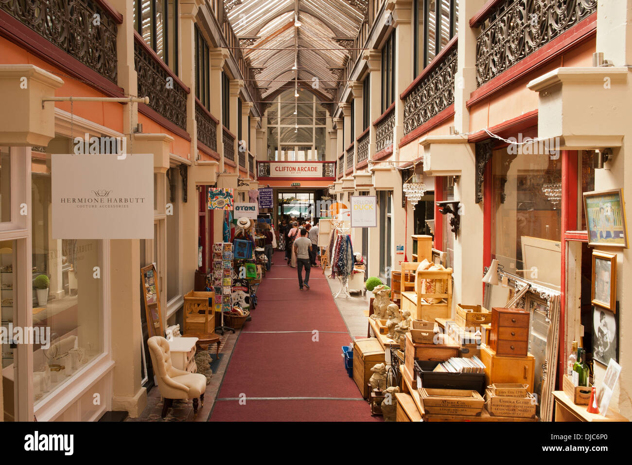 Interior of the Clifton Arcade in Bristol, England Stock Photo - Alamy