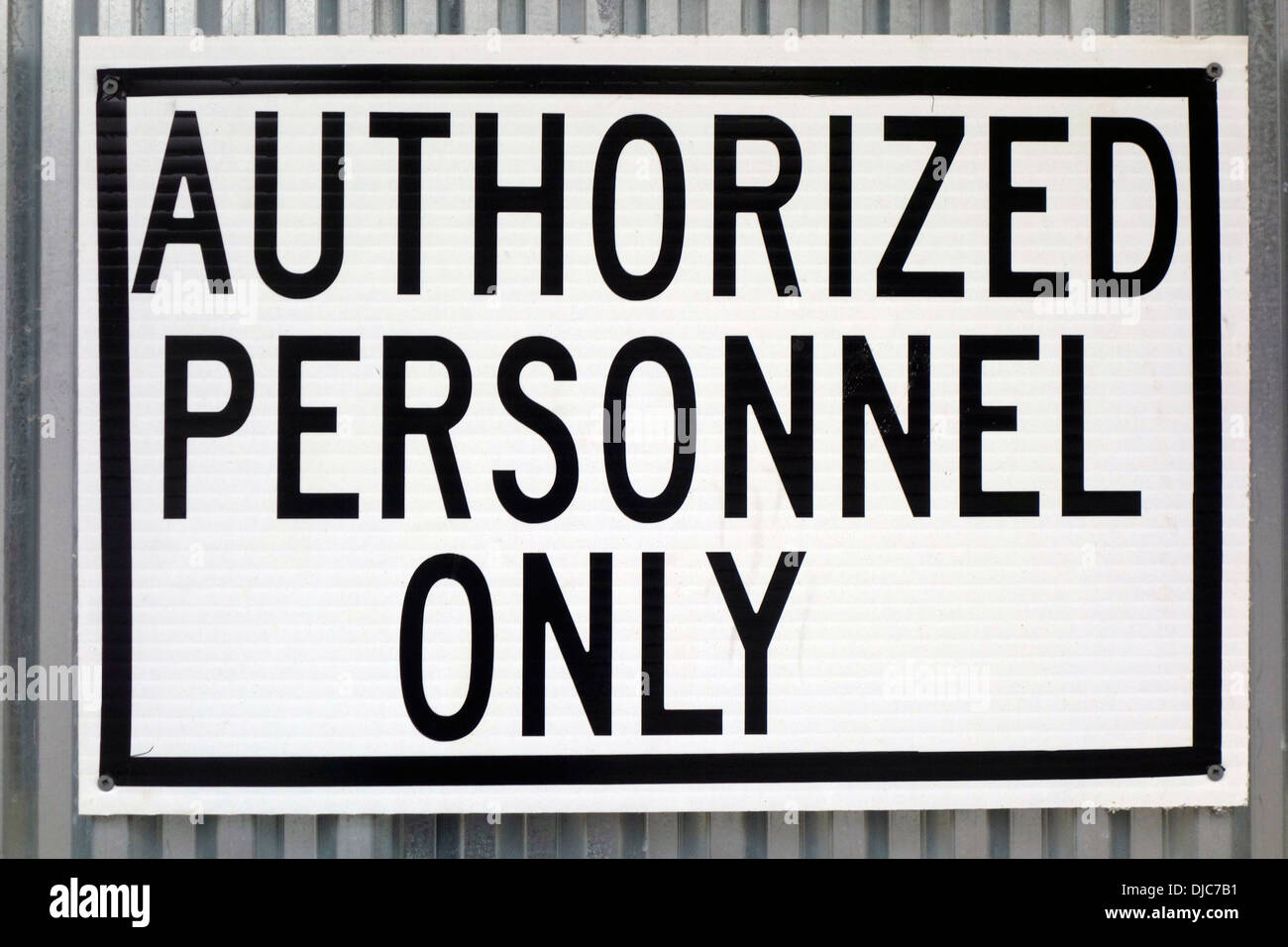 Authorized Personnel Only High Resolution Stock Photography and Images ...
