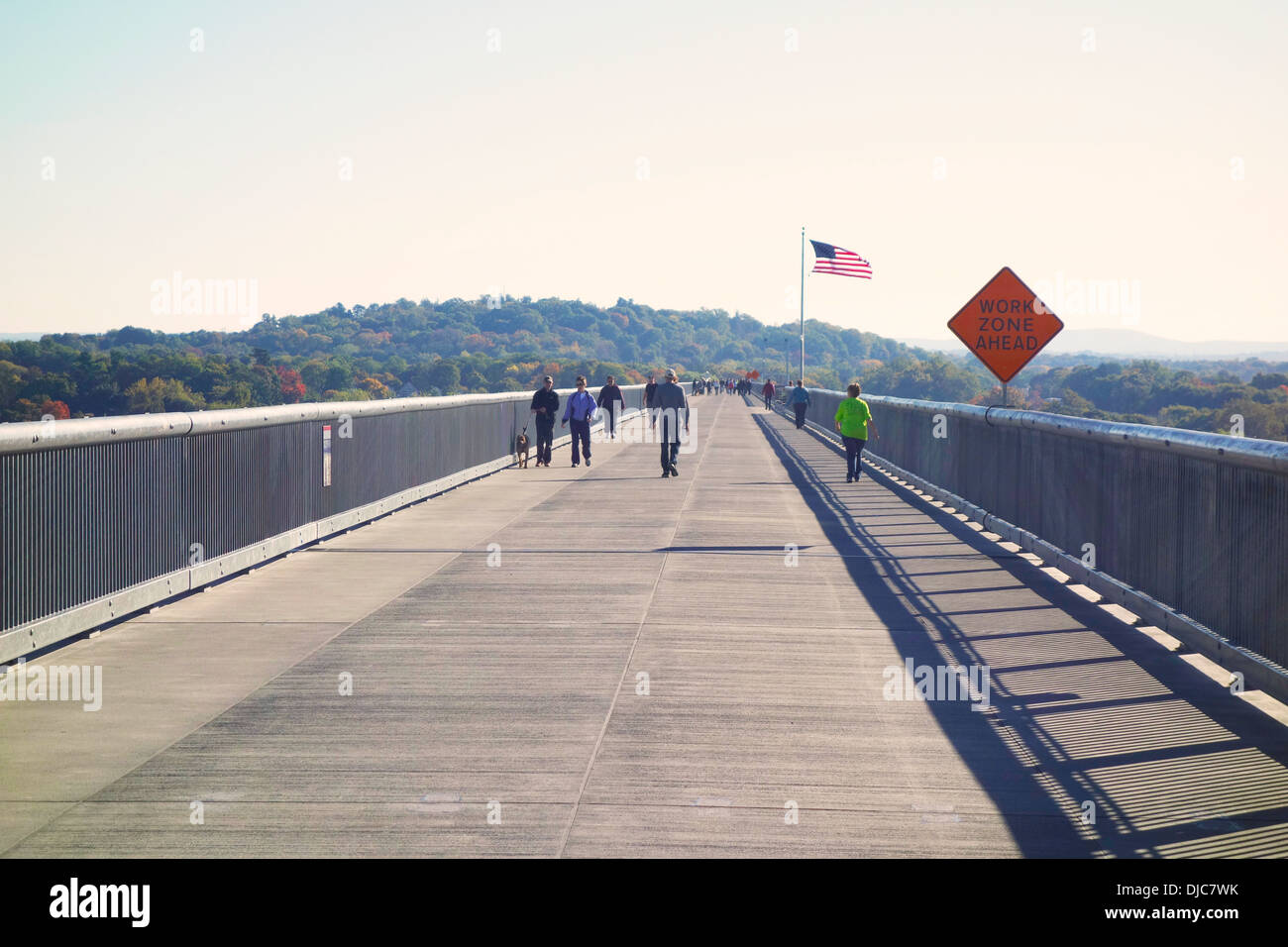 Concrete walkway over river hi-res stock photography and images - Alamy