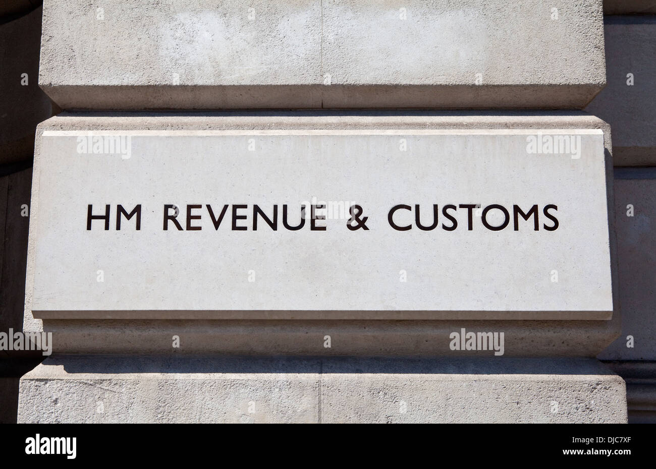 HM Revenue and Customs sign on a building Stock Photo - Alamy