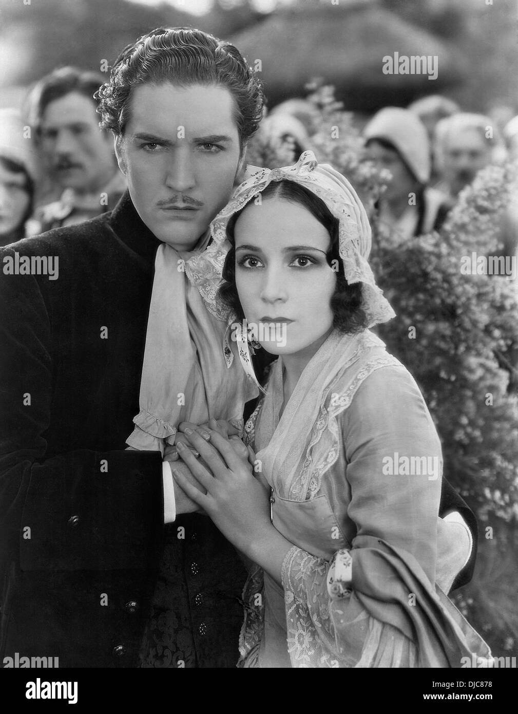 Roland Drew and Delores Del Rio on-set of the Film, Evangeline, 1929 Stock Photo - Alamy