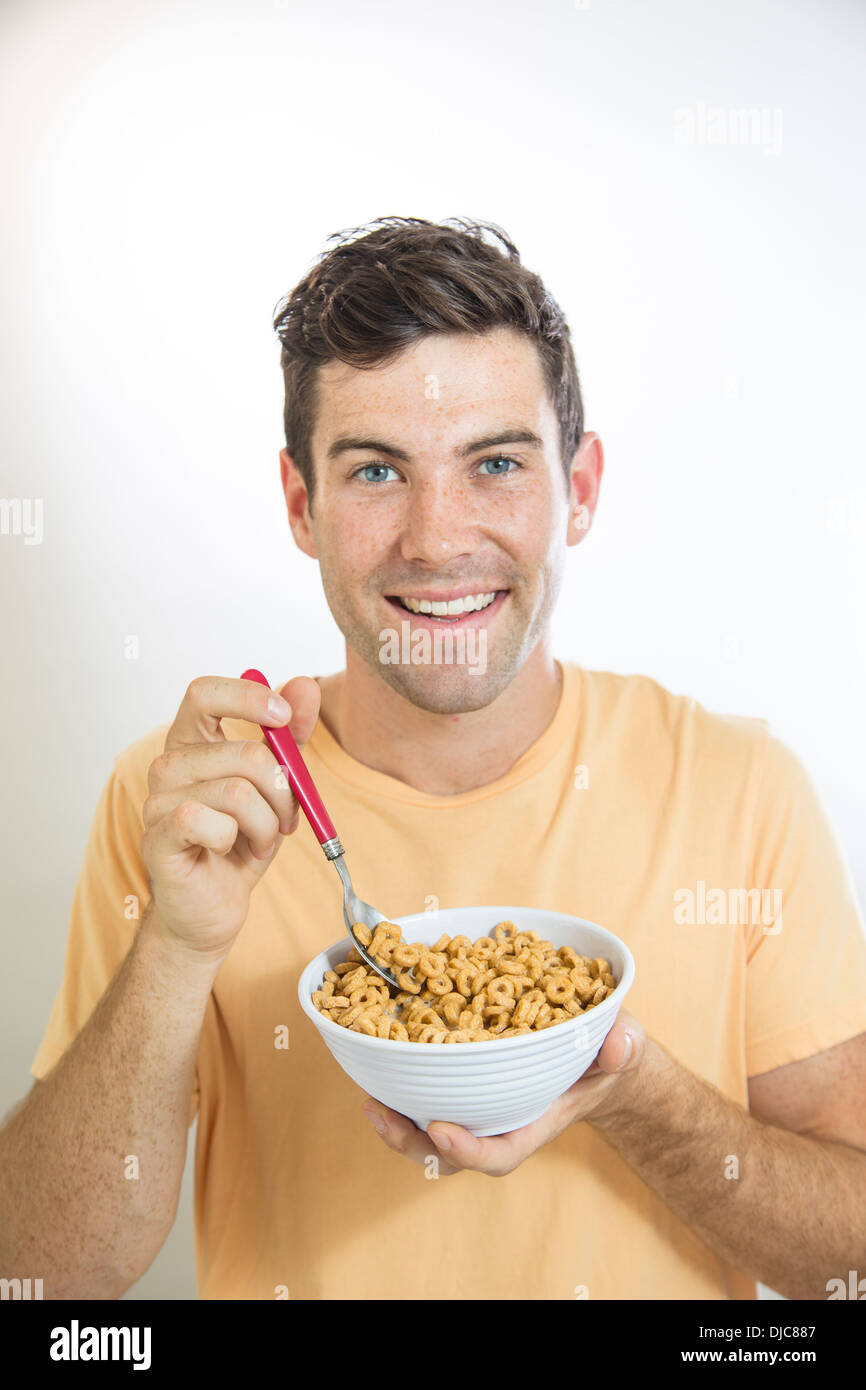 Man holding white bowl hi-res stock photography and images - Alamy