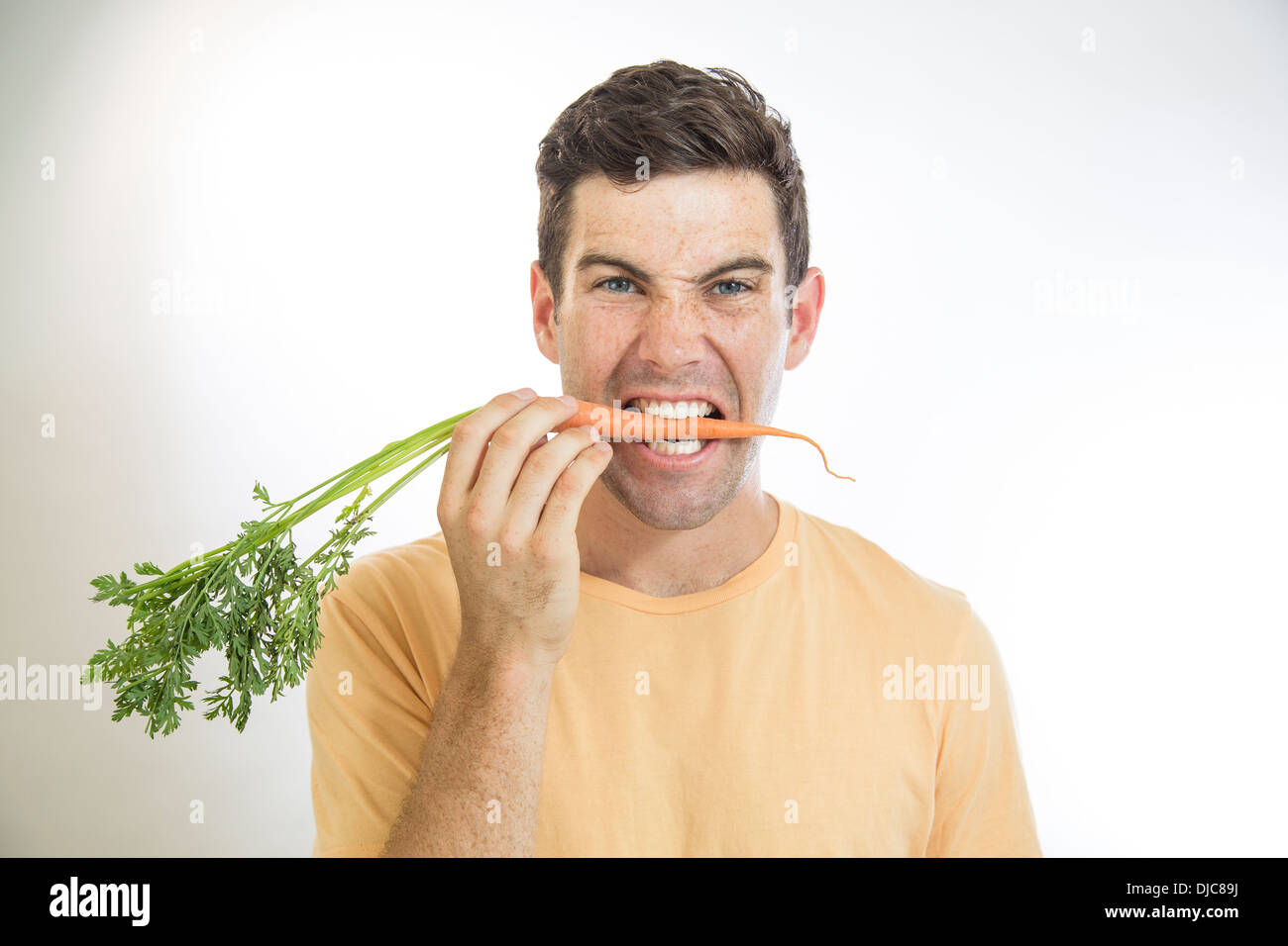 Biting teeth hi-res stock photography and images - Alamy