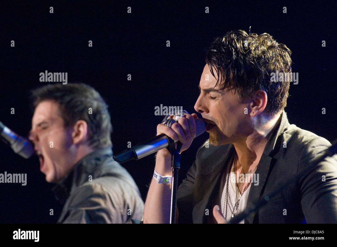 Ian Watkins - lead singer with the Welsh rock band - Lostprophets ...