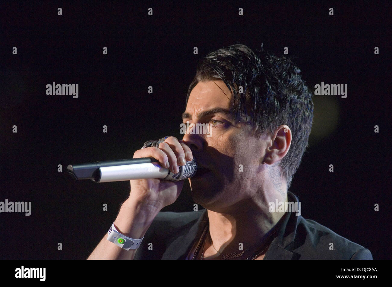 Ian Watkins - lead singer with the Welsh rock band - Lostprophets ...