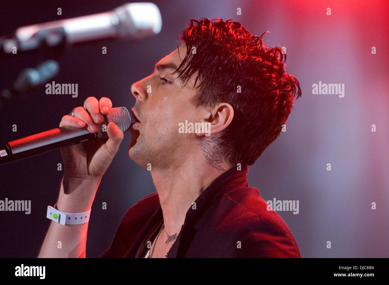 Ian Watkins - lead singer with the Welsh rock band - Lostprophets ...