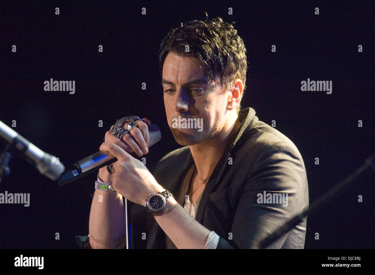 Ian Watkins - lead singer with the Welsh rock band - Lostprophets ...