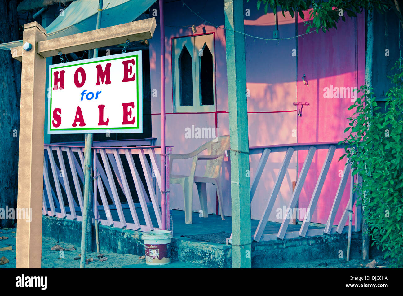 Home For Sale Signboard, Concept Stock Photo - Alamy