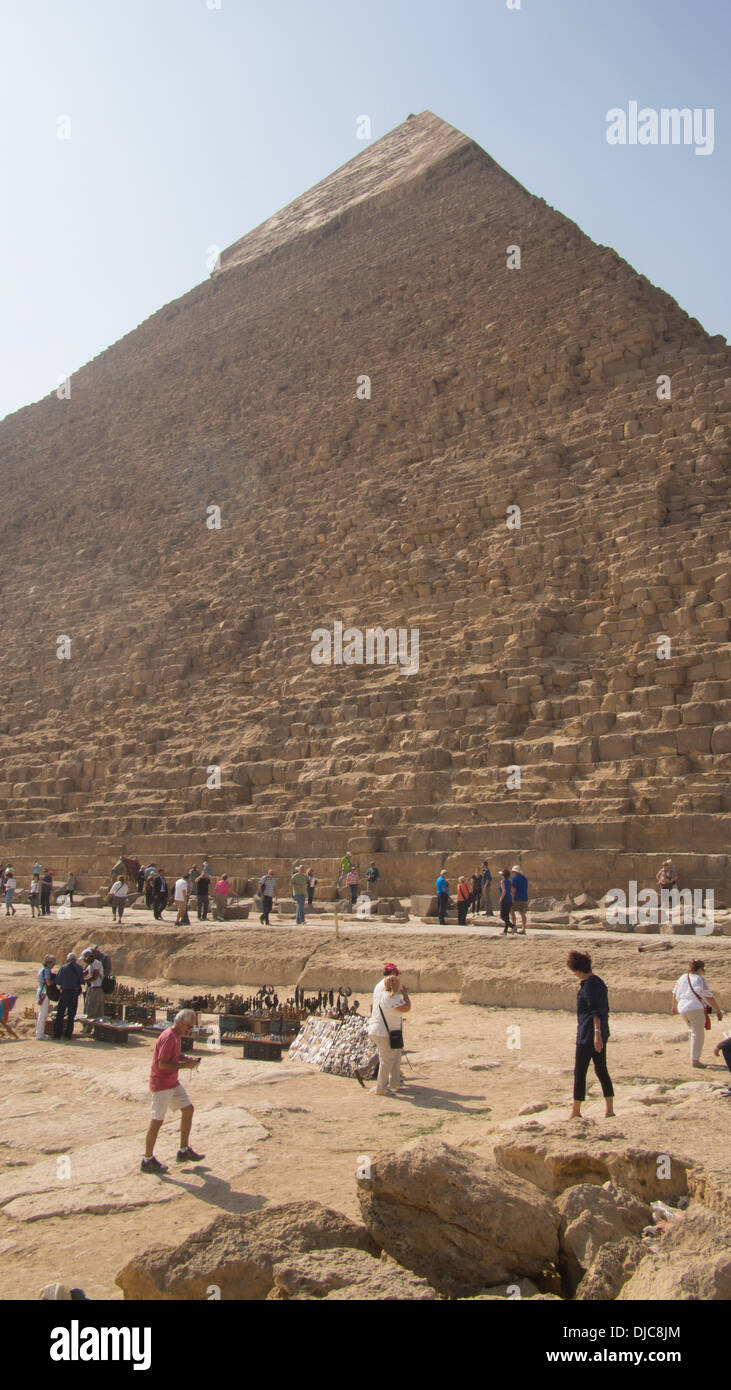 The pyramid of Khaefre (or khephren), Giza. Egypt Stock Photo - Alamy