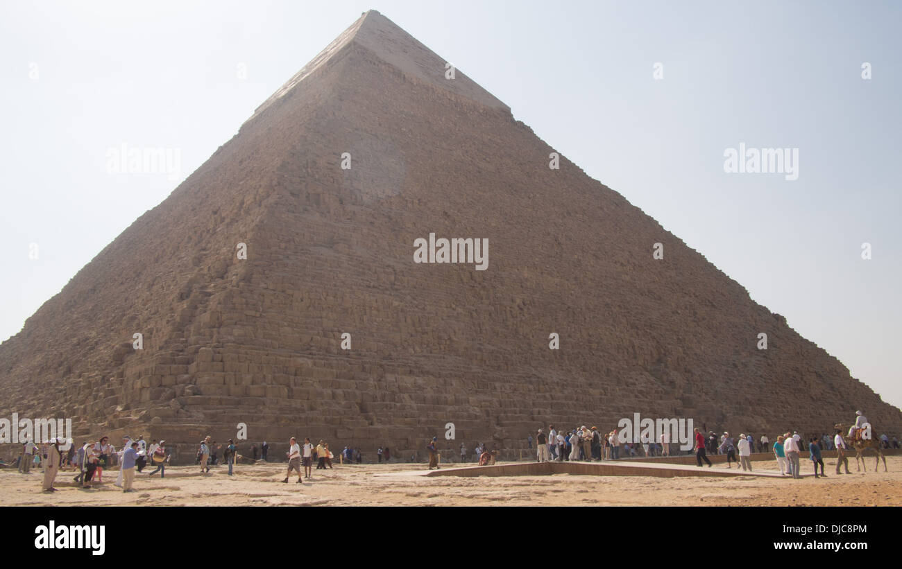 The pyramid of Khaefre (or khephren), Giza. Egypt Stock Photo - Alamy