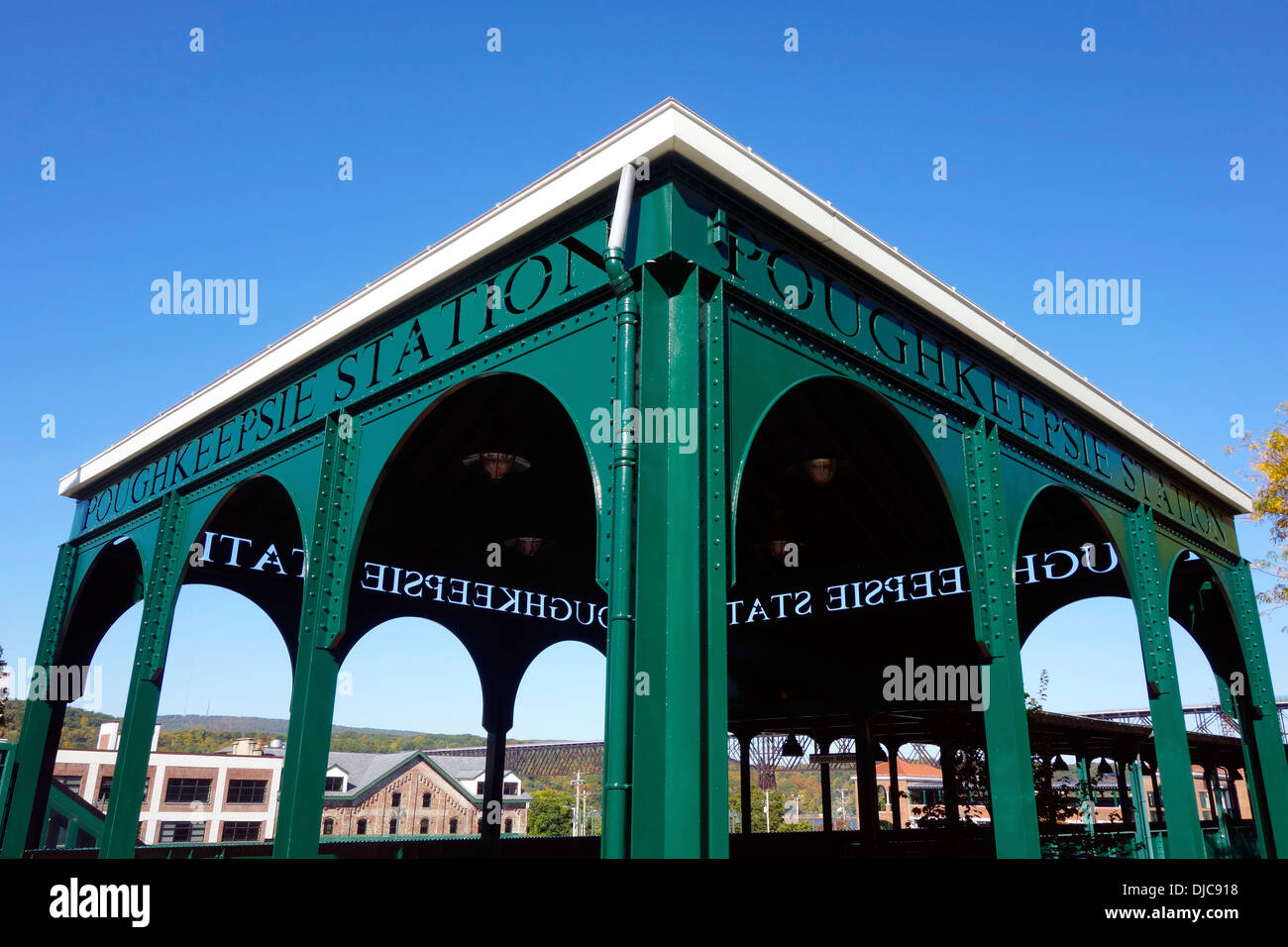Poughkeepsie New York Metro-North railroad station Stock Photo - Alamy