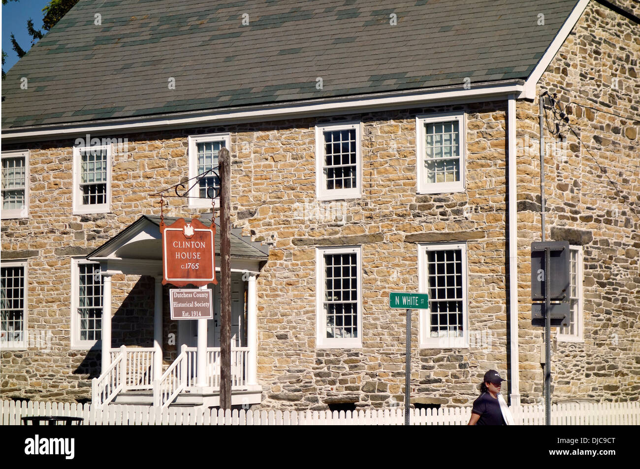 George Clinton house in Poughkeepsie New York Stock Photo - Alamy