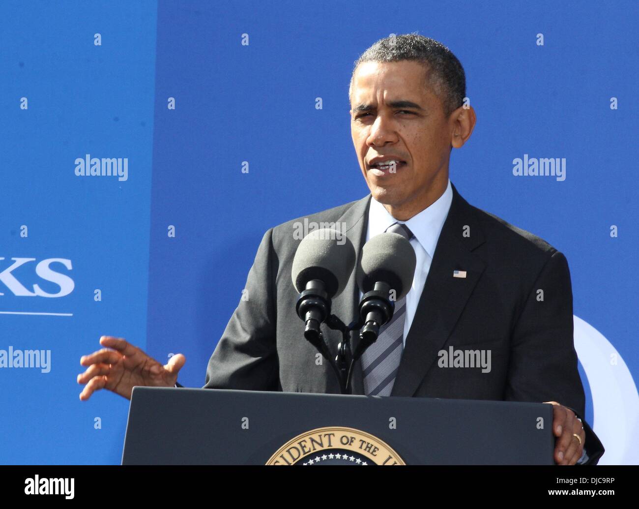 Los Angeles, California, USA. 26th Nov, 2013. President Barack Obama ...