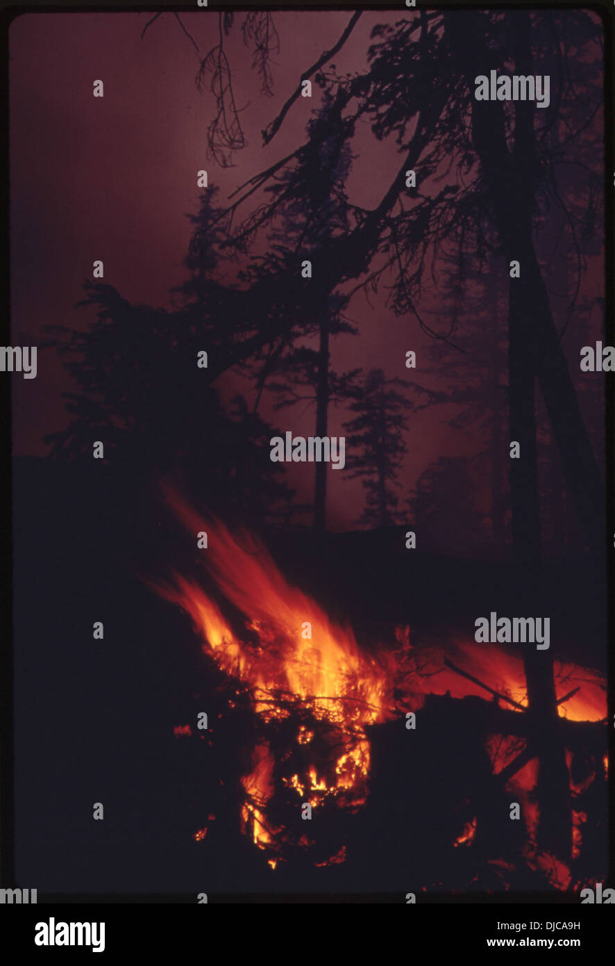 Burning slash on clear hi-res stock photography and images - Alamy