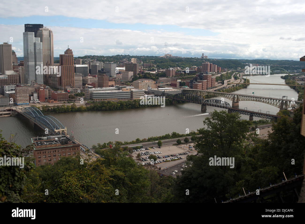 City of Bridges on the Monongahela River, Pittsburgh, Pennsylvania, USA ...