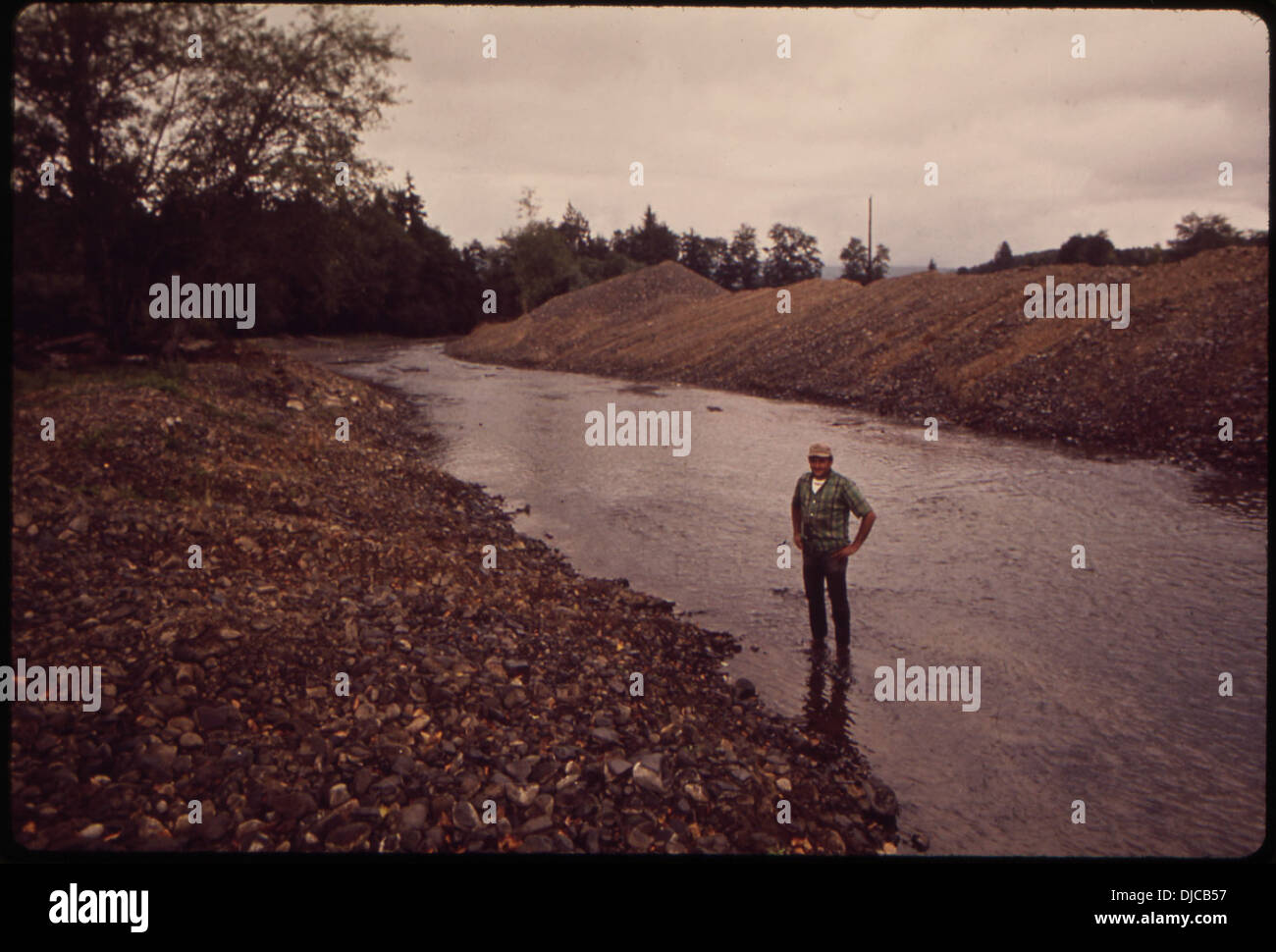 Gary Johansen is shown on his cattle ranch, where part of his land was ...
