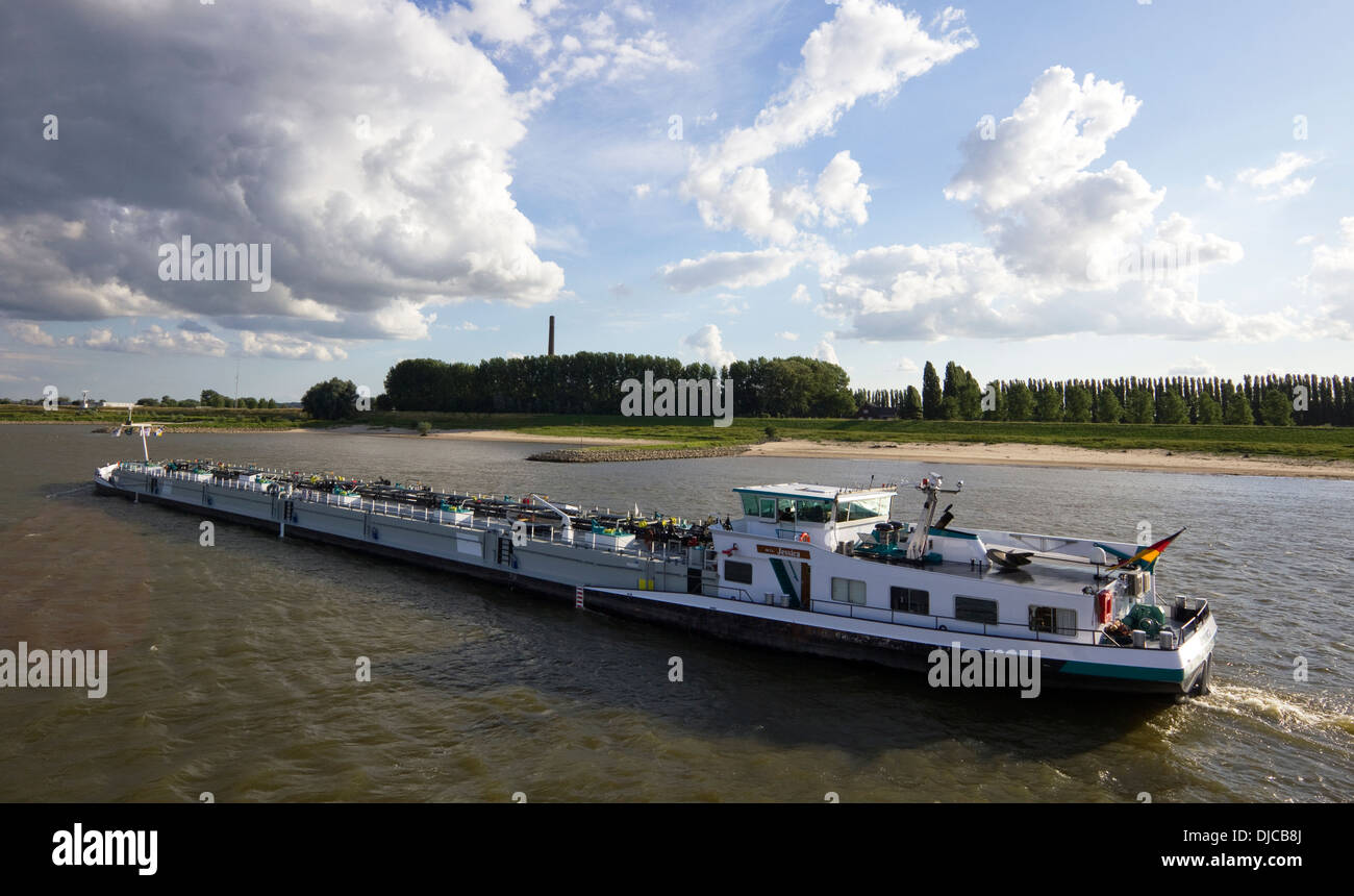 Cruise boat on River Rhine, Germany Stock Photo - Alamy