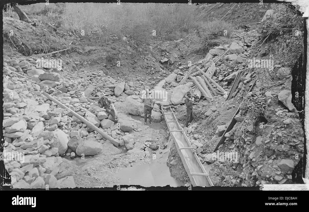 Gulch mining Black and White Stock Photos & Images - Alamy
