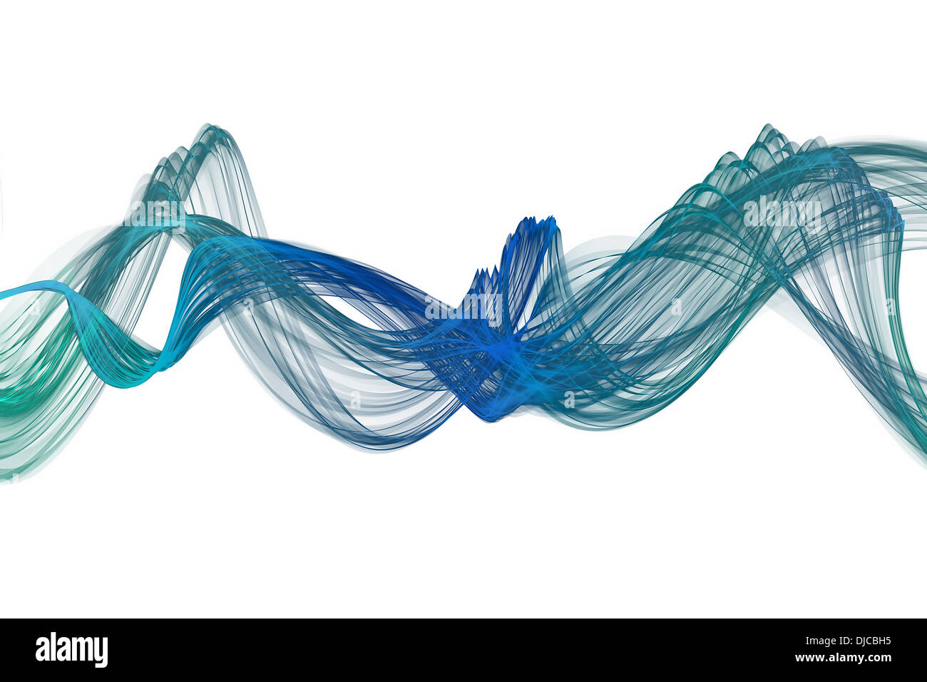 abstract blue twisted net wave Stock Photo - Alamy