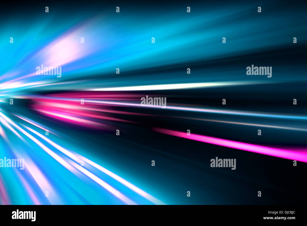 acceleration speed motion on night road Stock Photo - Alamy