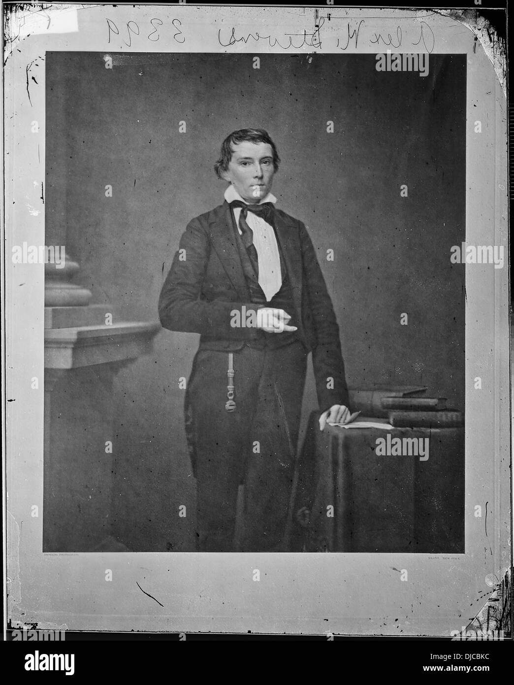 A portrait of Hon. Alexander H. Stephens, the Vice President of the ...