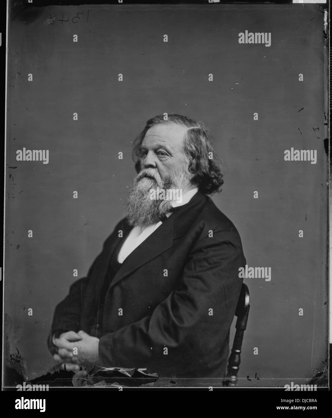 A formal portrait of Hon. Howell Cobb, a prominent political figure ...