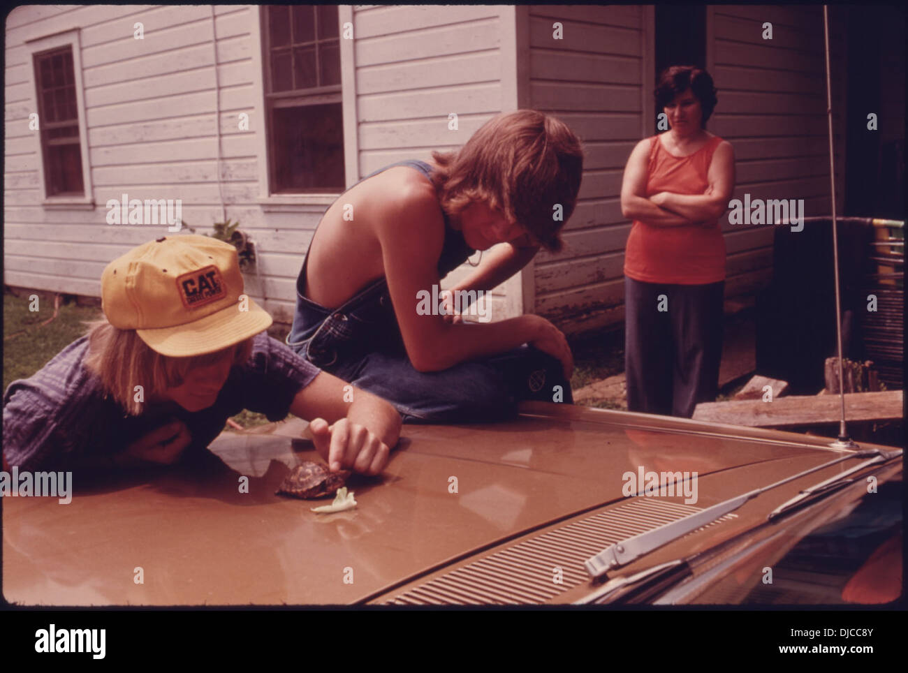 Johnny Adams, wearing a cap, and his summer roommate David Crook train ...