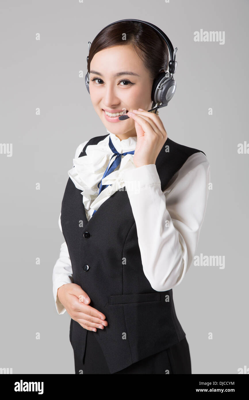 China uniform woman hi-res stock photography and images - Alamy