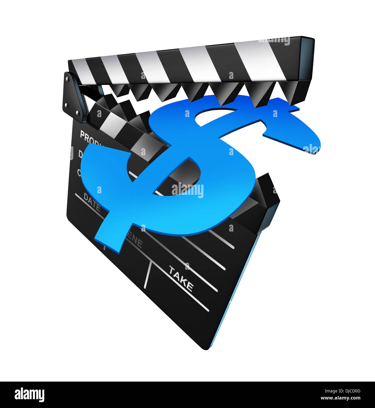 Entertainment prices as an open black clap board symbol with pointy ...