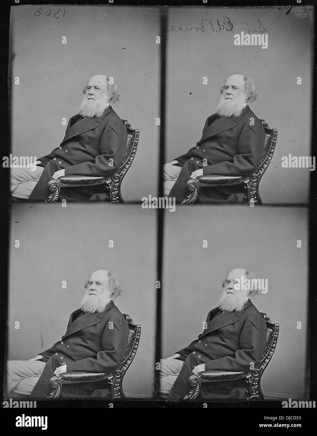 Sir Frederick Bruce, a British Minister, is documented in historical records, likely for his ...