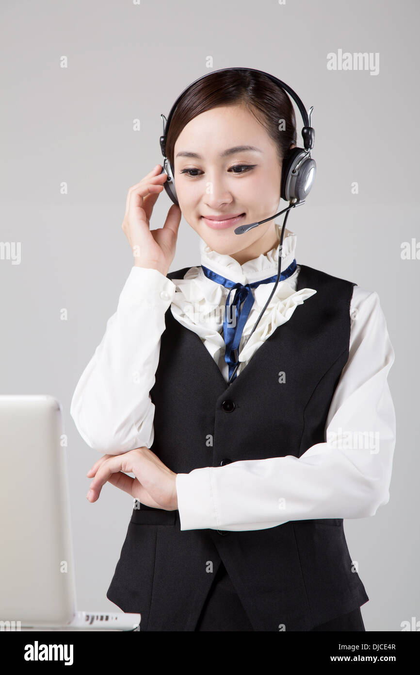 Call centre operator hi-res stock photography and images - Alamy